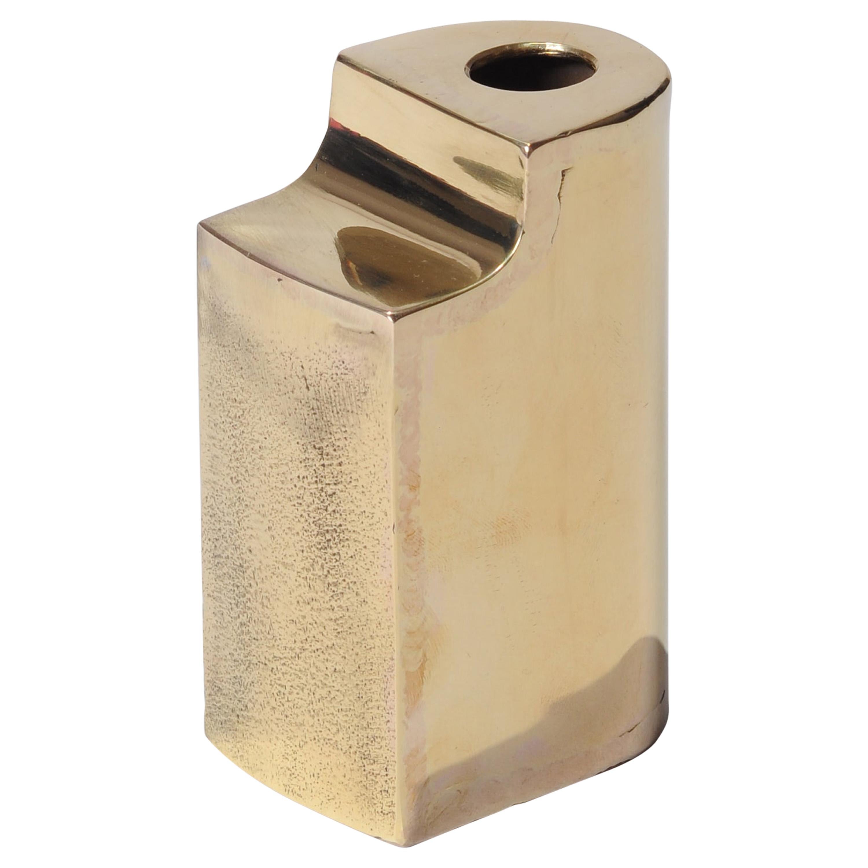 Unique Brass Bottle, Hand-Sculpted and Signed by Lukasz Friedrich For ...