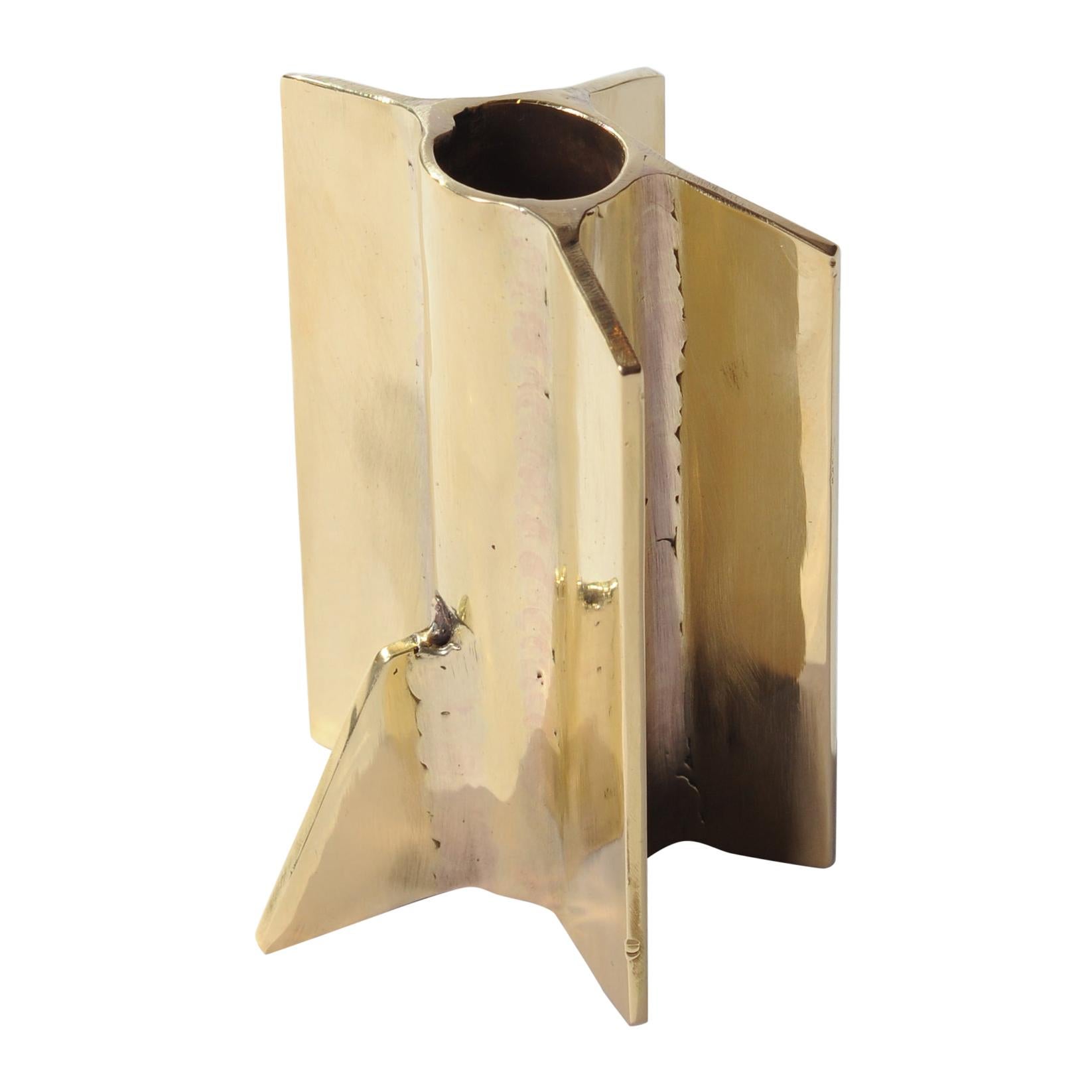 Unique Brass Bottle, Hand-Sculpted and Signed by Lukasz Friedrich For ...