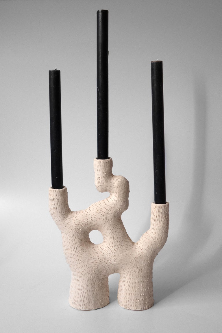 Unique Candelabra Handmade by Jan Ernst For Sale at 1stDibs