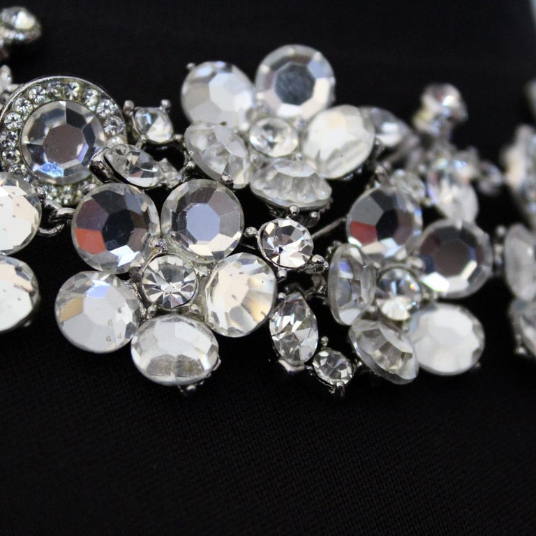 Unique Carlo Zini Crystal Collier For Sale at 1stDibs