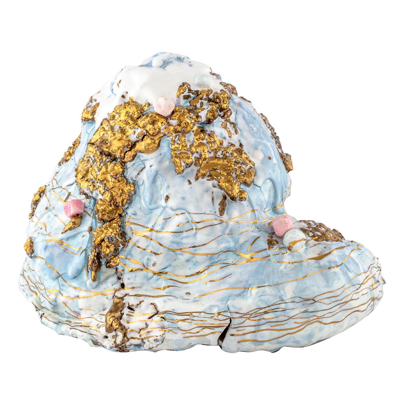 Oversized Unique Barnacle Bowl Sculpture Centerpiece at 1stDibs