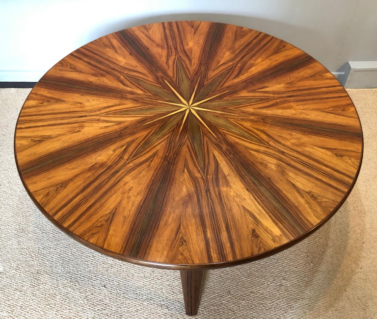 Unique Danish Midcentury Starburst Table at 1stDibs