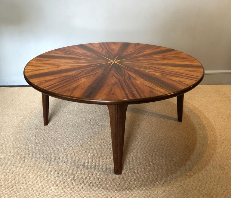 Unique Danish Midcentury Starburst Table at 1stDibs