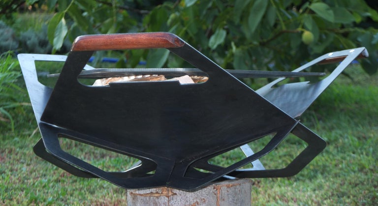 Unique Design of Demountable Fire Pit or BBQ Made of Plasma Cut Steel ...