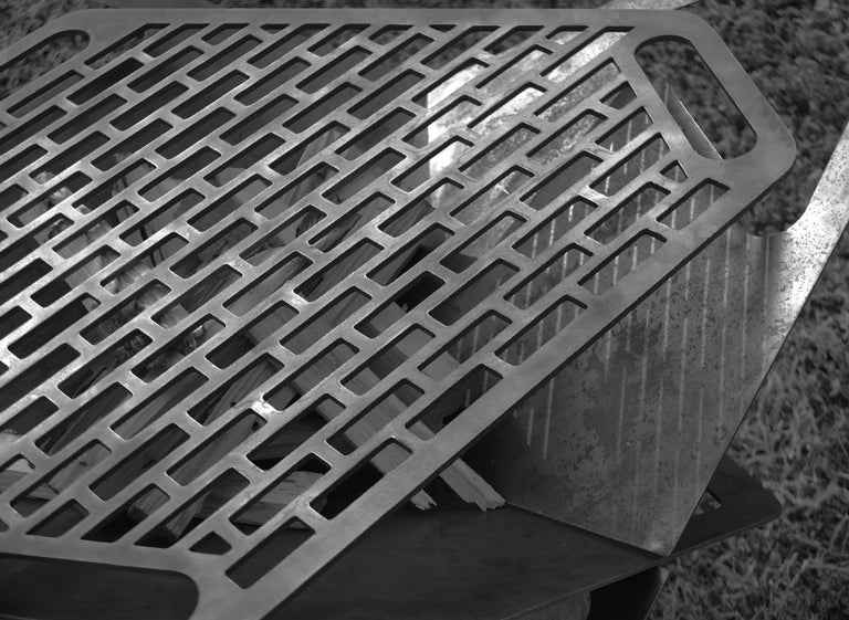 Unique Design of Demountable Fire Pit or BBQ Made of Plasma Cut Steel ...