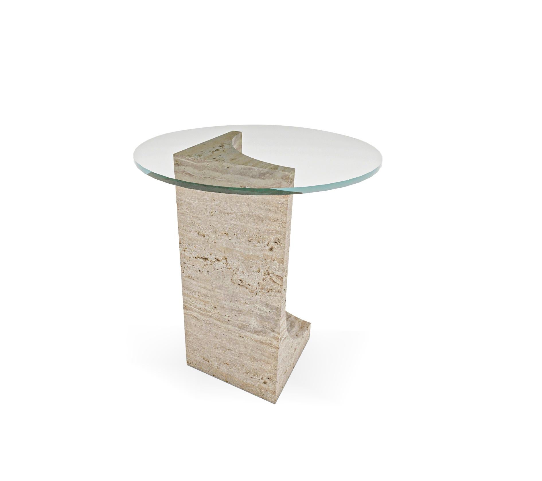 Unique Edge Side Table by Collector For Sale at 1stDibs