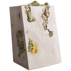 Unique Gem Cluster in Ceramic with a Gold Glaze For Sale at 1stdibs