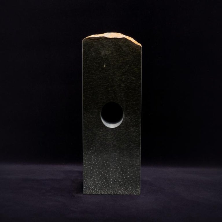 Unique Floor Lamp, Daté Kan Stone Design by Okurayama For Sale at 1stDibs