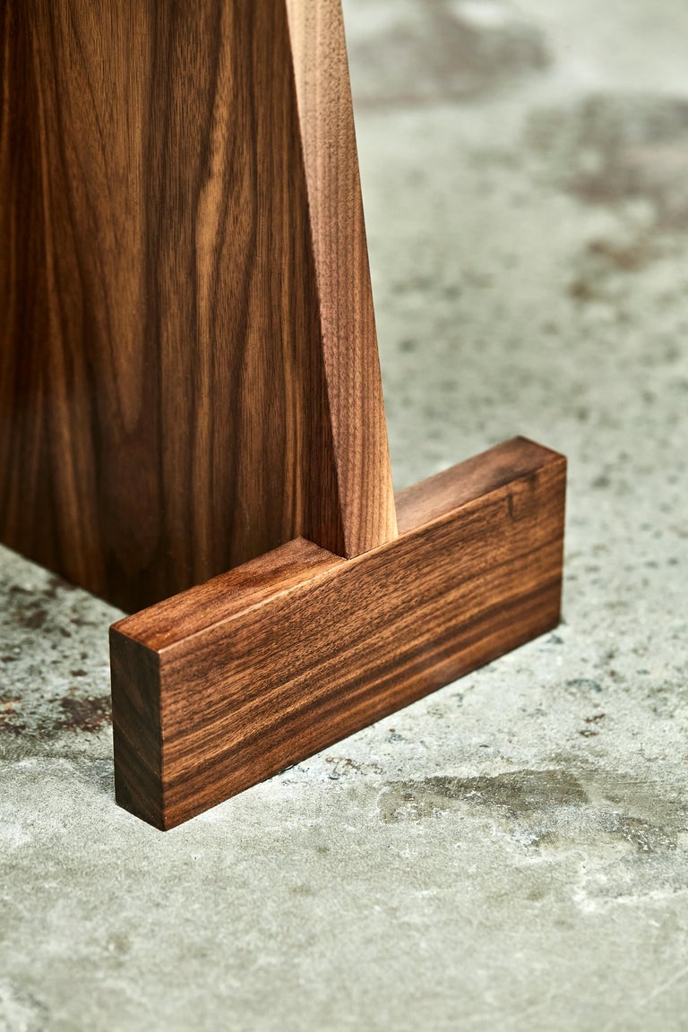 Unique GB102 Walnut Chair Sculpted by Gregory Beson For Sale at 1stDibs