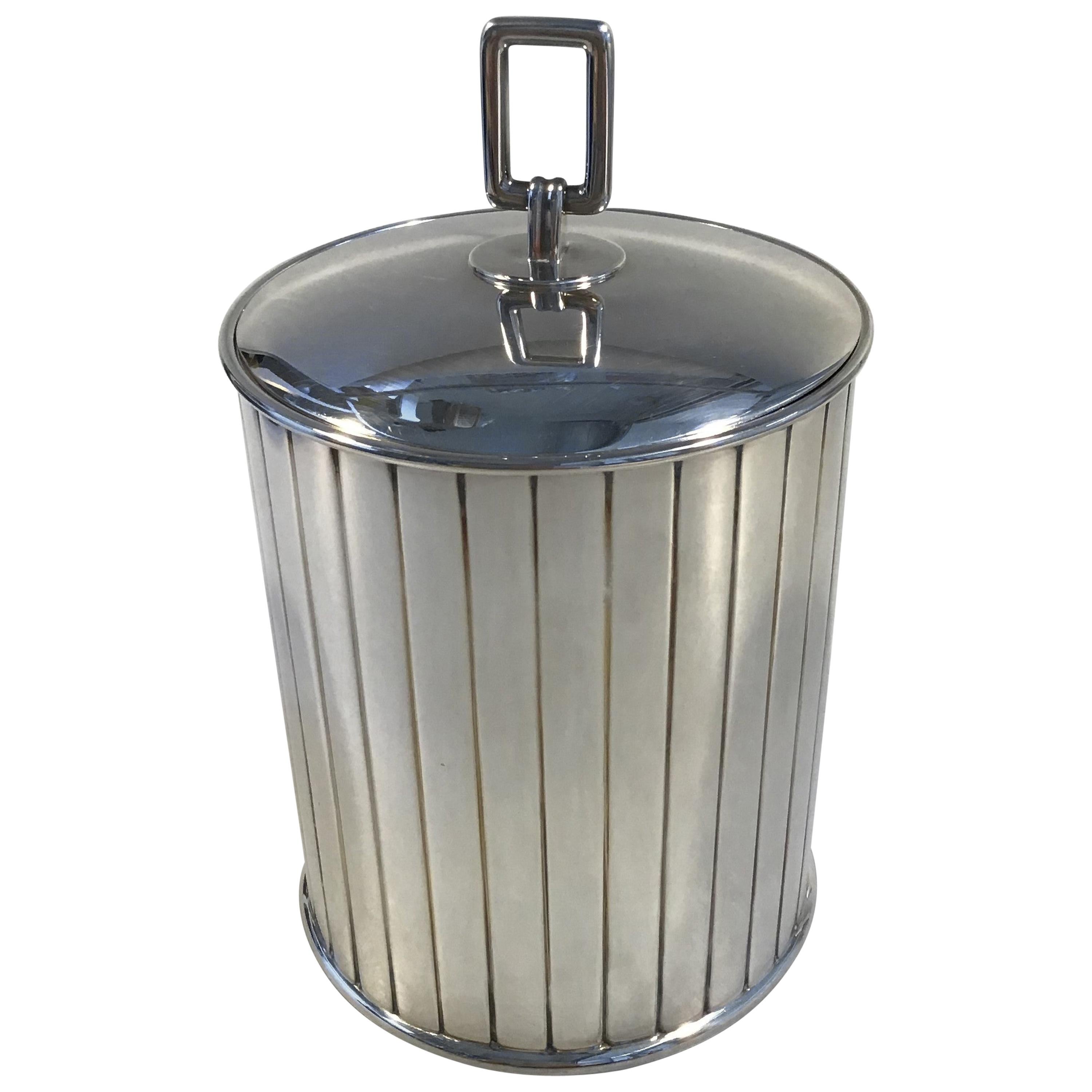 Sterling Silver Lided Powder Jars Collection of Five For Sale at 1stDibs