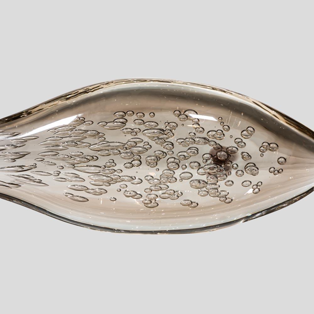 Unique Hand Blown Murano Bullicante Glass Fish Sculpture by Alberto ...
