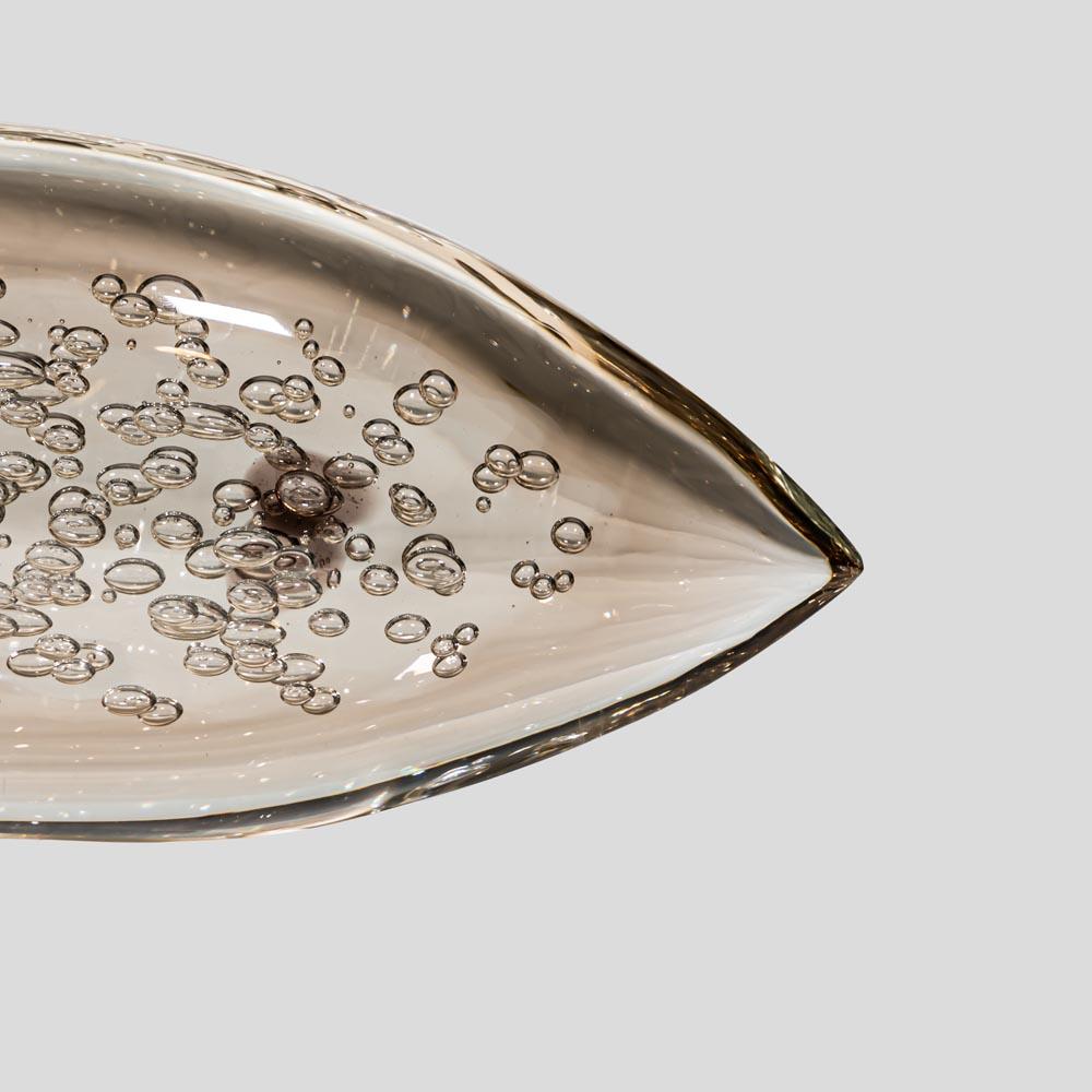 Unique Hand Blown Murano Bullicante Glass Fish Sculpture by Alberto ...