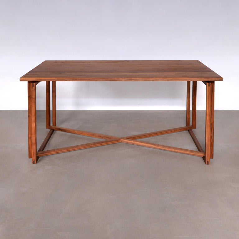 Unique Hand Crafted Table in Solid Walnut Wood by Laura Maasry, Berlin ...