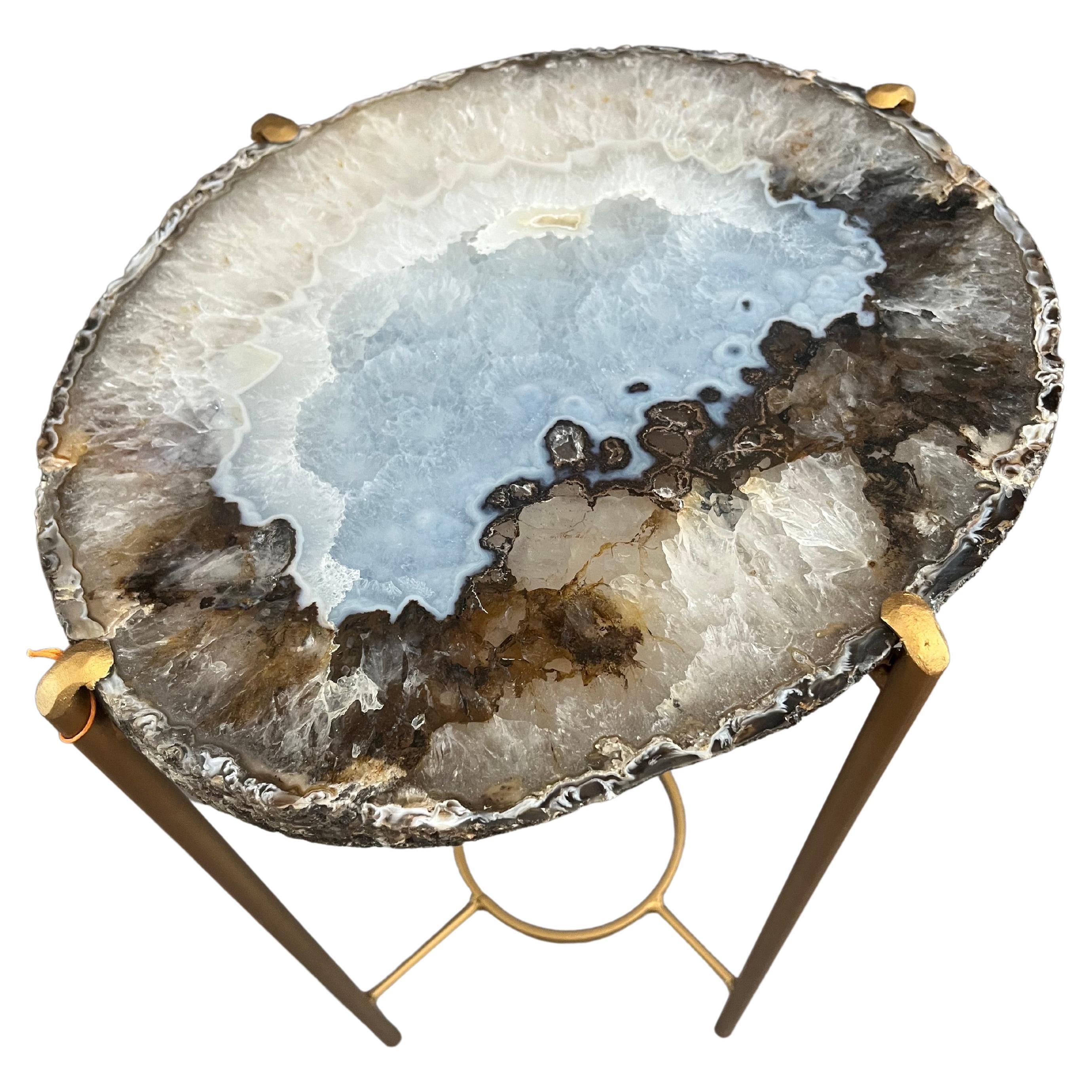 Unique Handcrafted Modern Drinks Table For Sale at 1stDibs