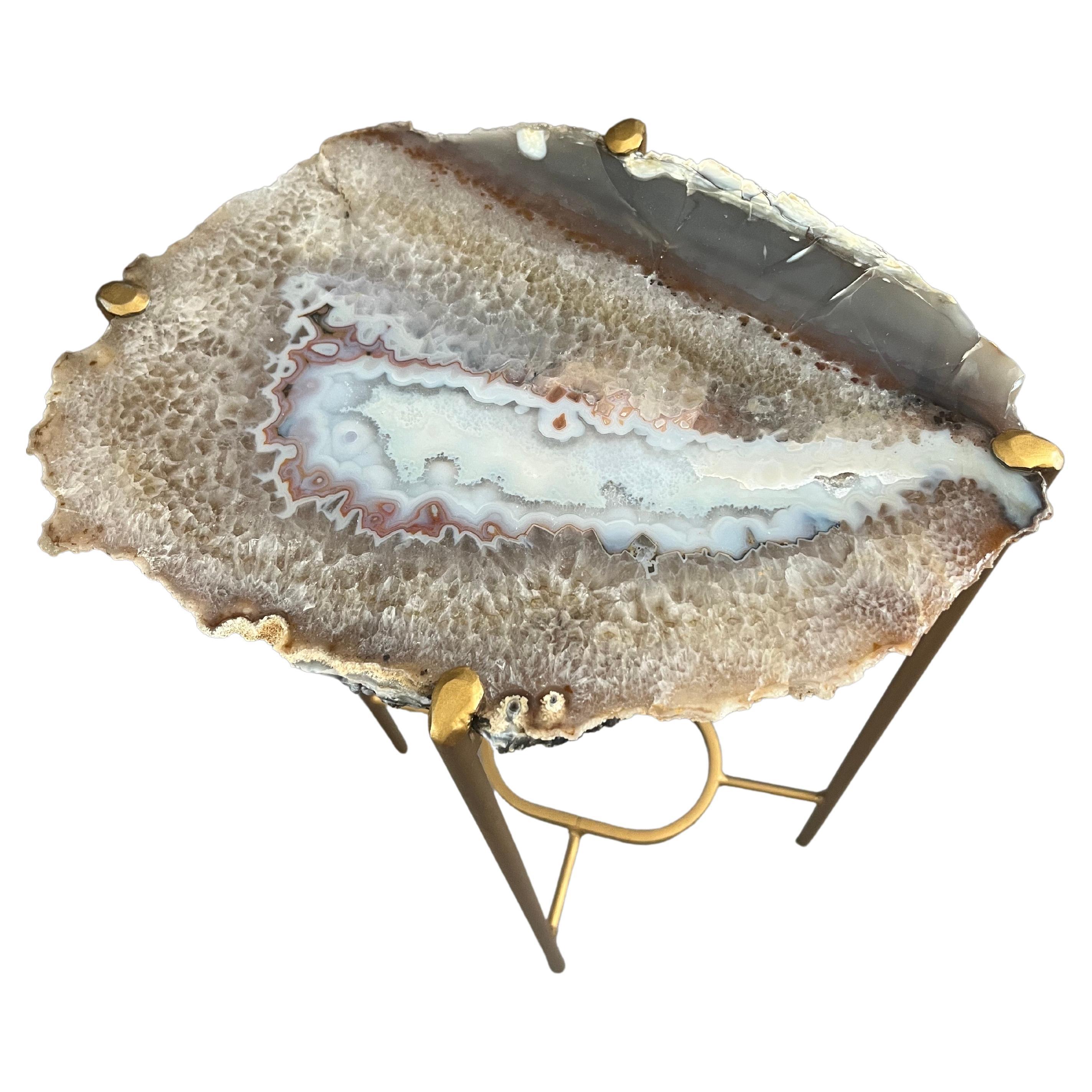 Unique Handcrafted Modern Drinks Table For Sale at 1stDibs