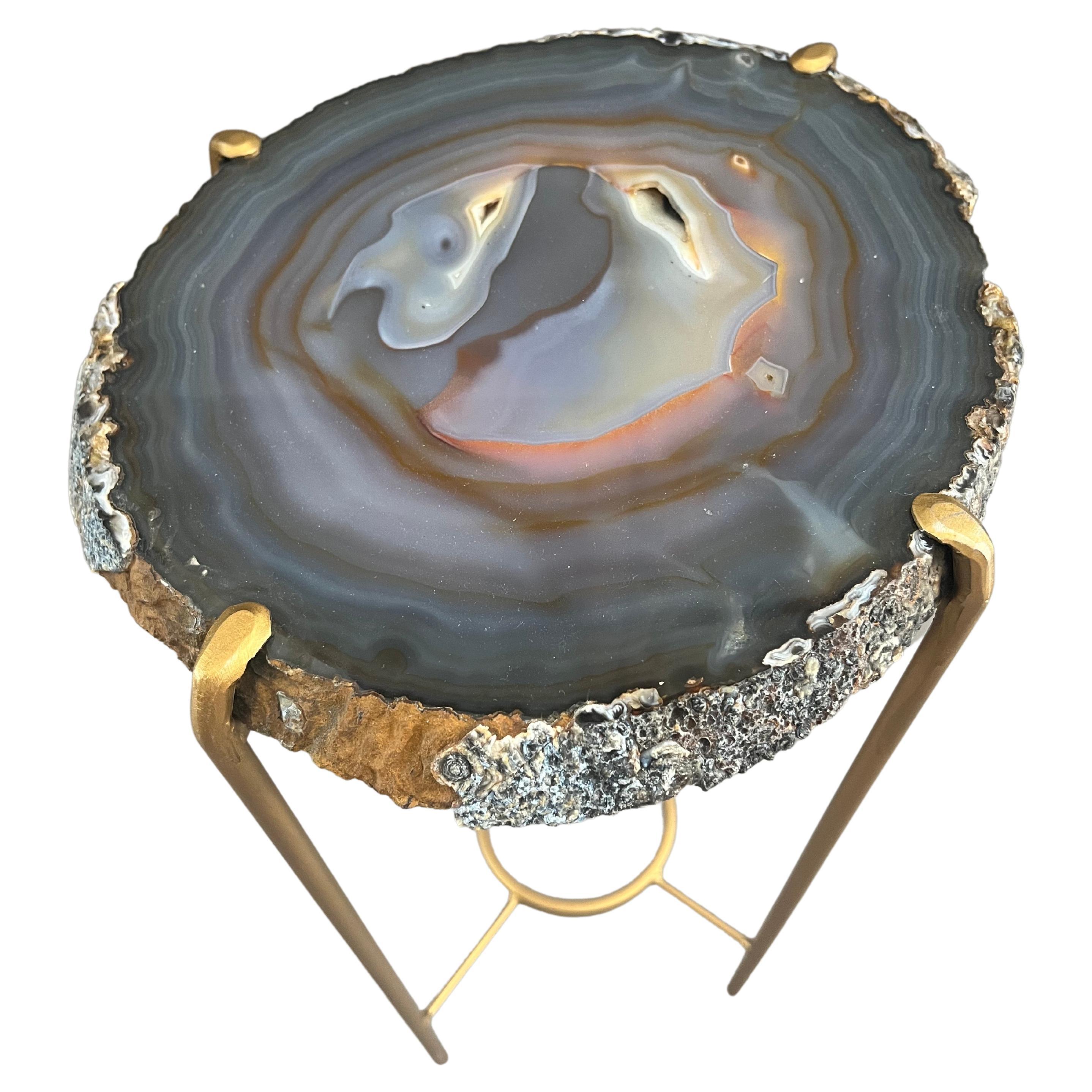 Unique Handcrafted Modern Drinks Table For Sale at 1stDibs