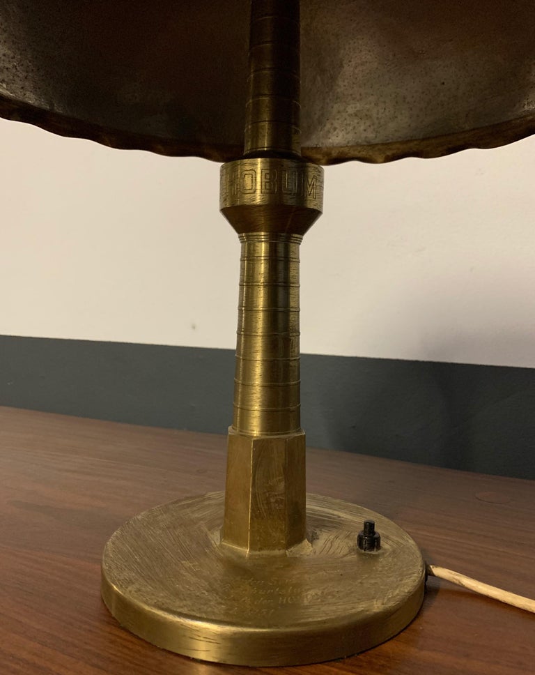 Unique Handmade Brass Table Lamp For Sale at 1stDibs | handmade table ...