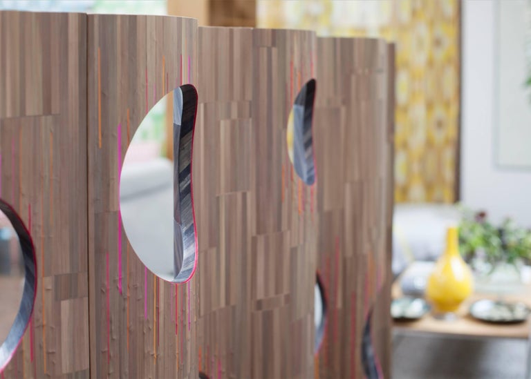 Unique Huge Handmade French Straw Marquetry Screen at 1stDibs