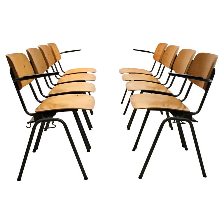 Unique Industrial Plywood Stackable School Sofa Seat by Marko Holland ...
