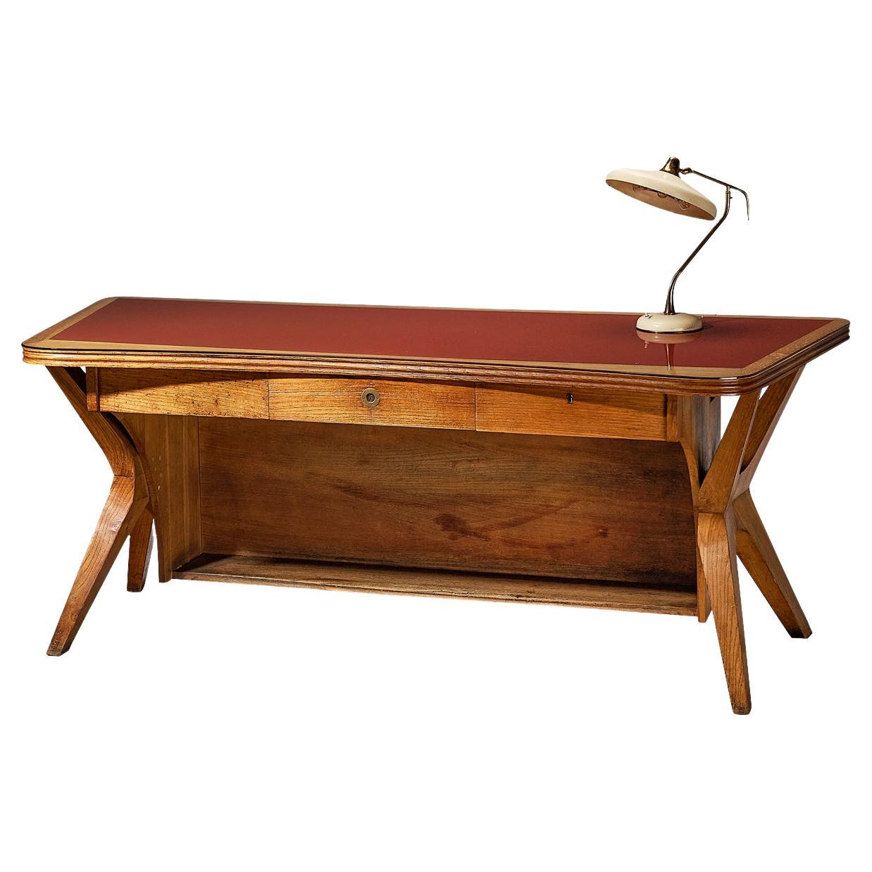 Unique wall unit with methacrylate top writing desk For Sale at 1stDibs