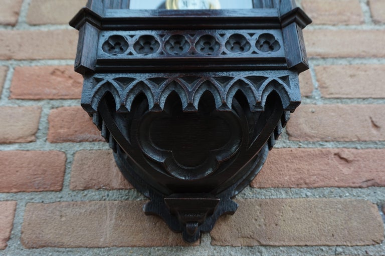 Unique, Large and Hand Carved Early 20th Century Gothic Revival Wall ...