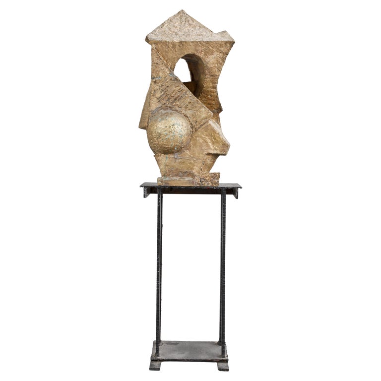 Unique Large Sculpture by Stephan Thoren Sweden 1960 Signed For Sale at ...