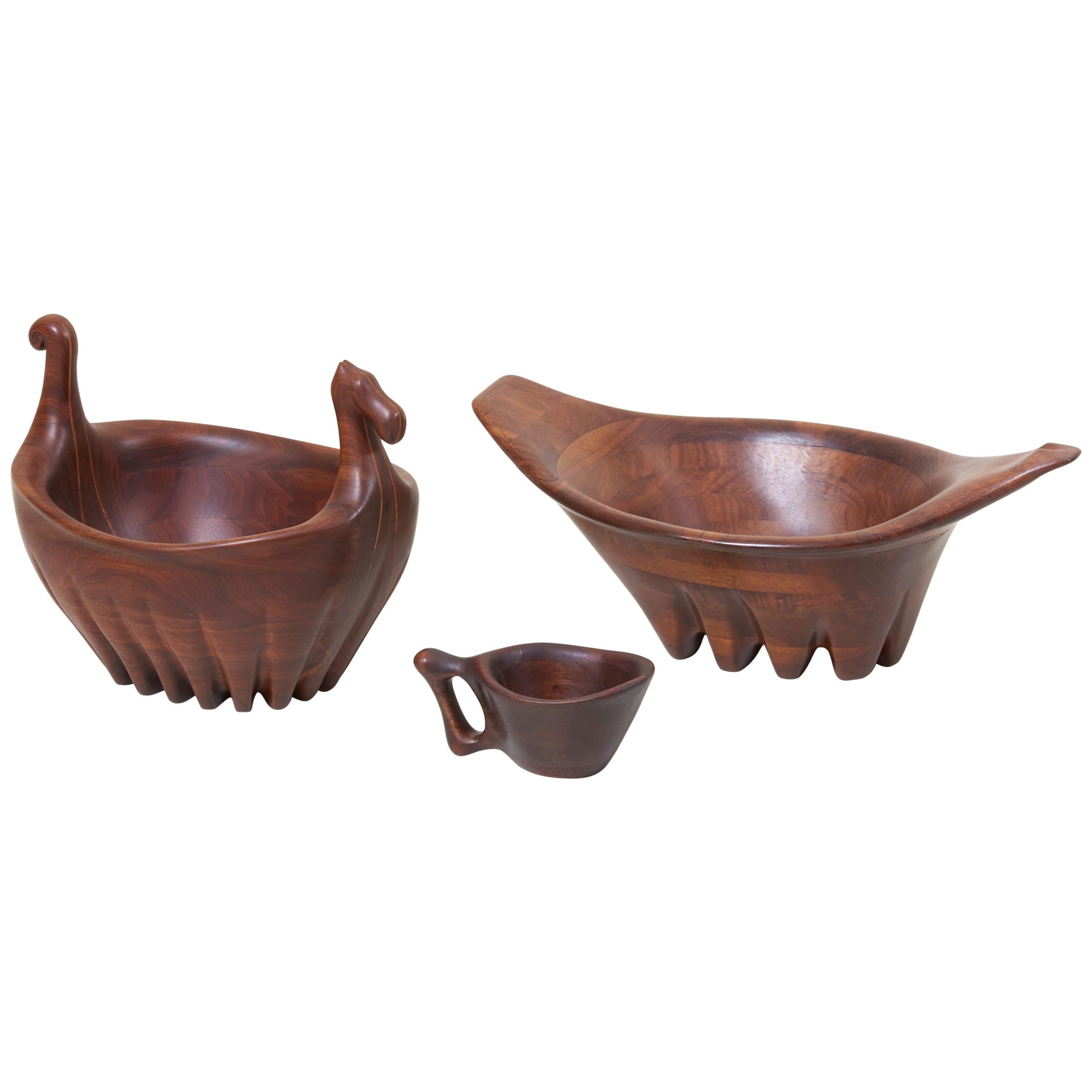 Turned Studio Bowl by Charles M. Kaplan, US, 1960s For Sale at 1stDibs ...