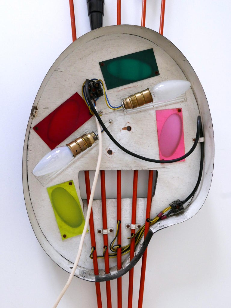 Unique Mid-Century Modern Wall Fixture or Light Object 'Painting Board ...