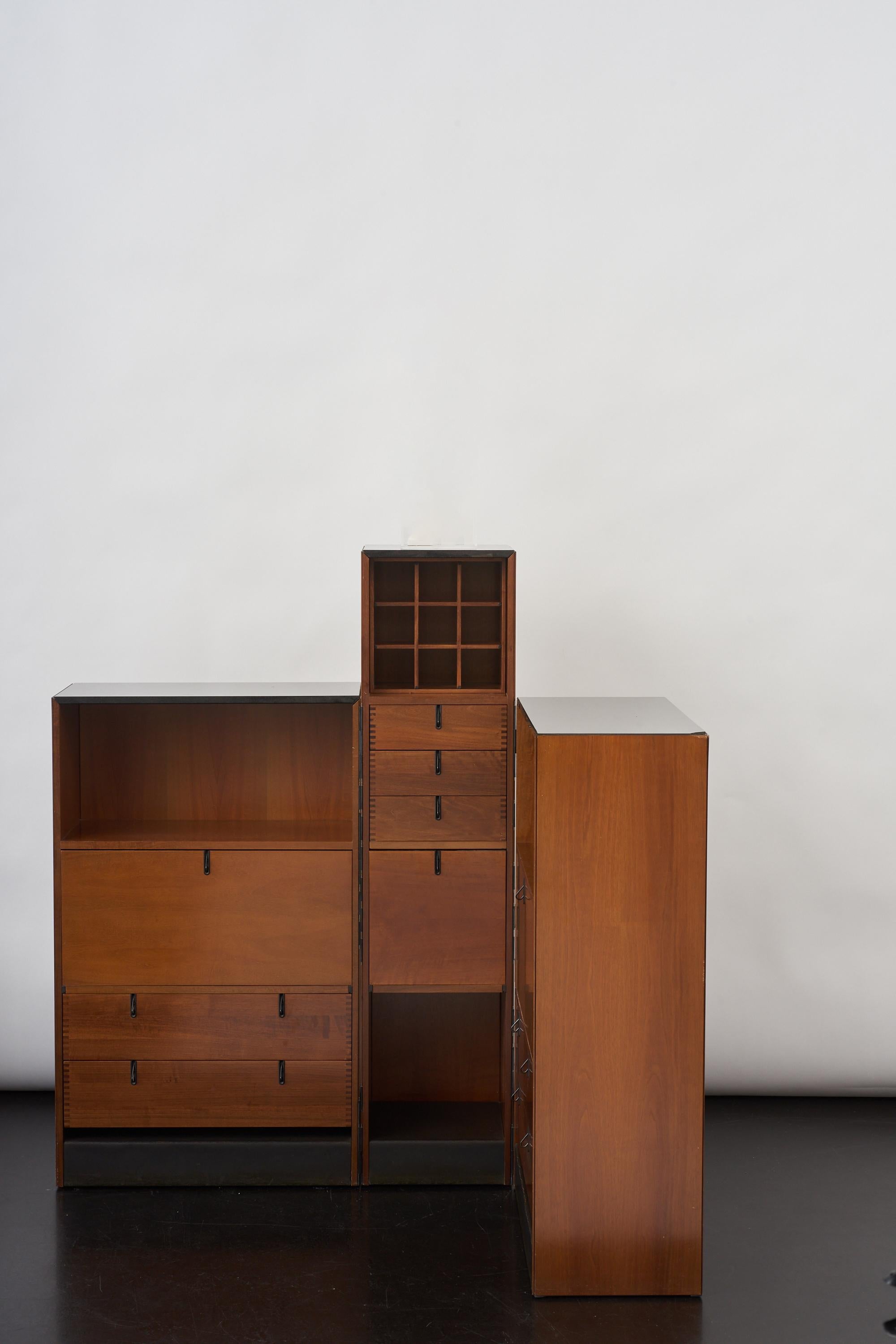 Unique Midcentury Modular Bookcase For Sale at 1stDibs