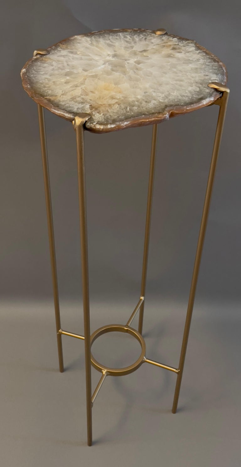 Unique Modern Geode Drinks Table For Sale at 1stDibs