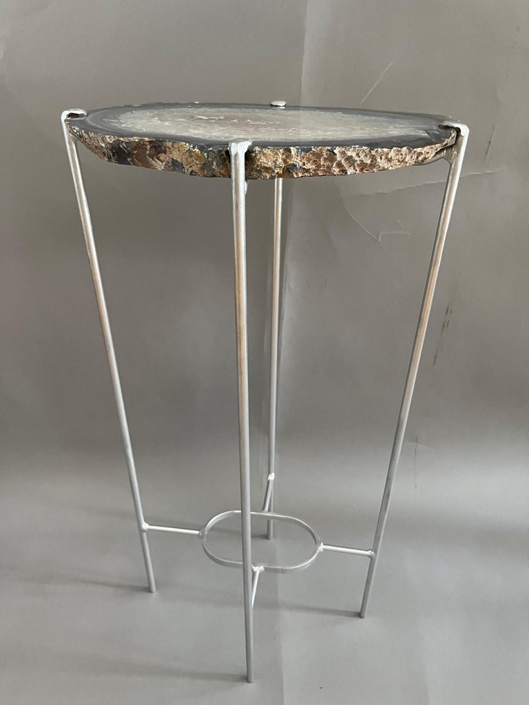 Unique Modern Handcrafted Drinks Table For Sale at 1stDibs