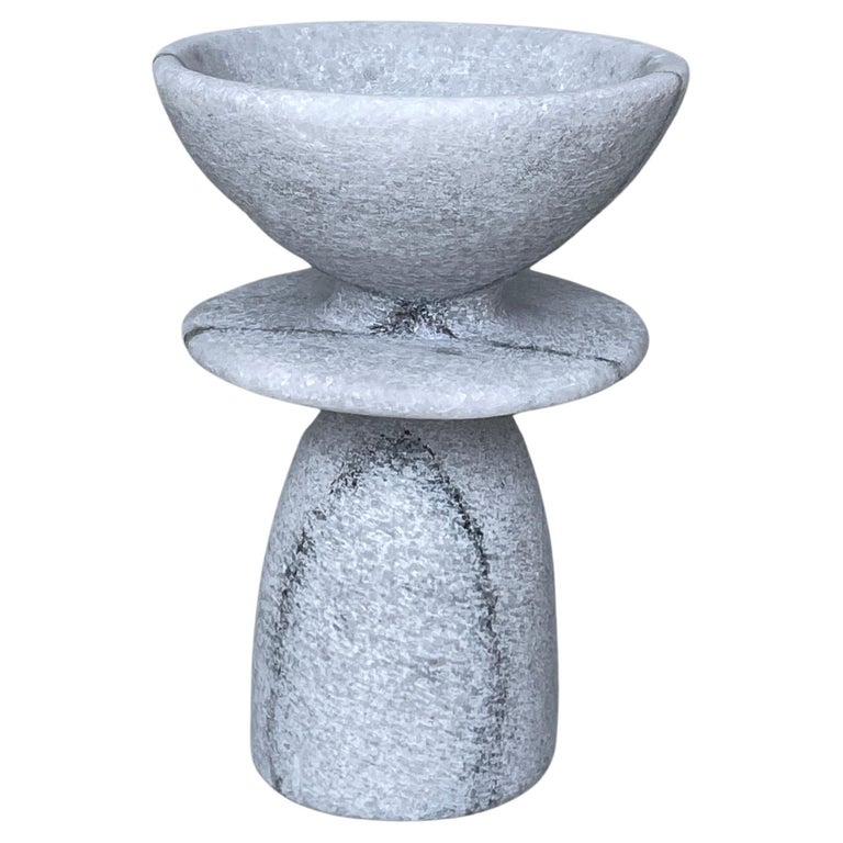 Unique Naxian Marble Vessel by Tom Von Kaenel For Sale at 1stDibs