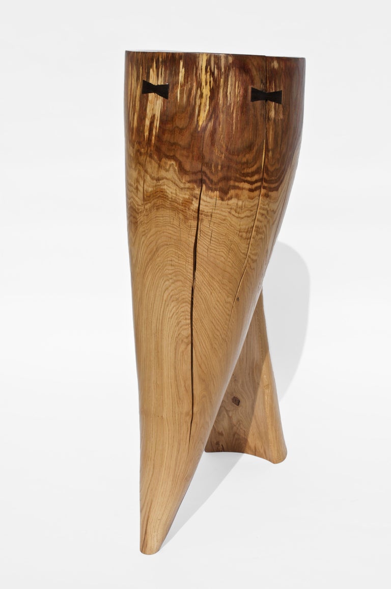 Unique Oak Sculpture Signed by Jörg Pietschmann For Sale at 1stDibs