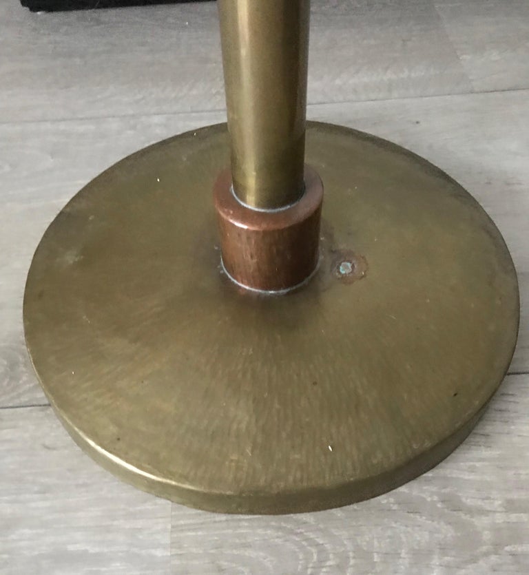 Unique Pair of Arts and Crafts Brass and Copper Church Pedestals ...