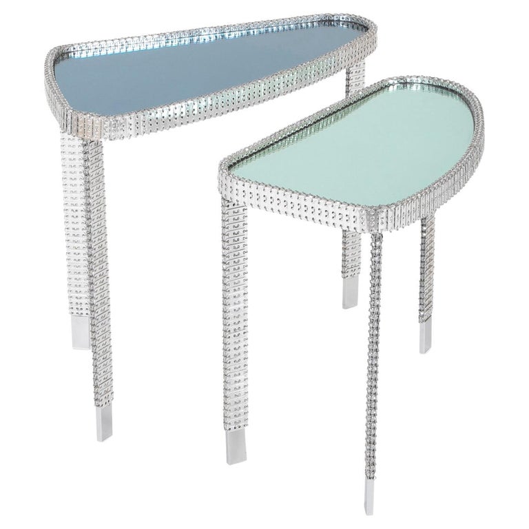 Unique Pair of Custom Nesting Tables by Philippe Montels at 1stDibs ...