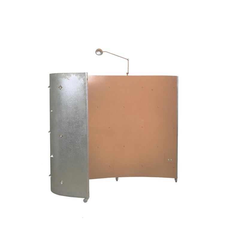 Unique Paravent- Lamp, Illuminated room divider from 1988 by Elsa ...