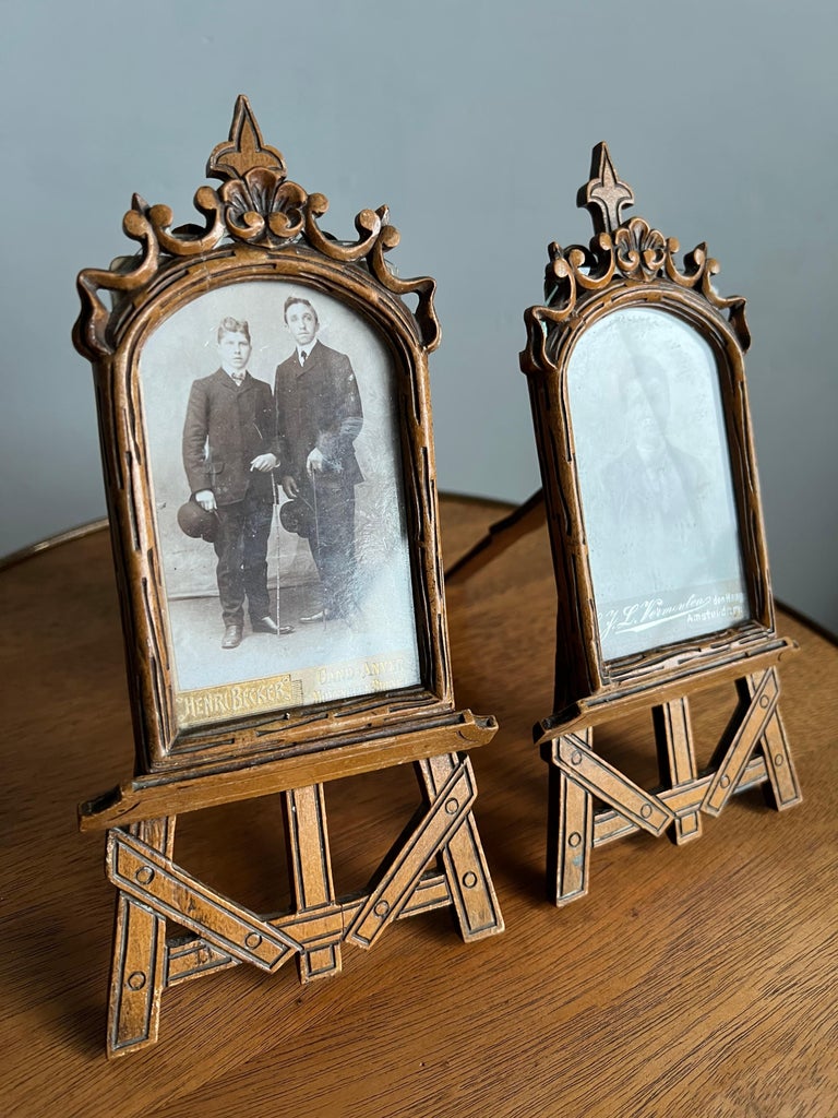 Unique and Perfect Pair Arts and Crafts Photograph Picture Frames ...