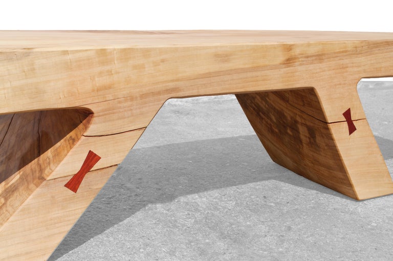 Unique Poplar Bench Sculpted by Jörg Pietschmann For Sale at 1stDibs ...