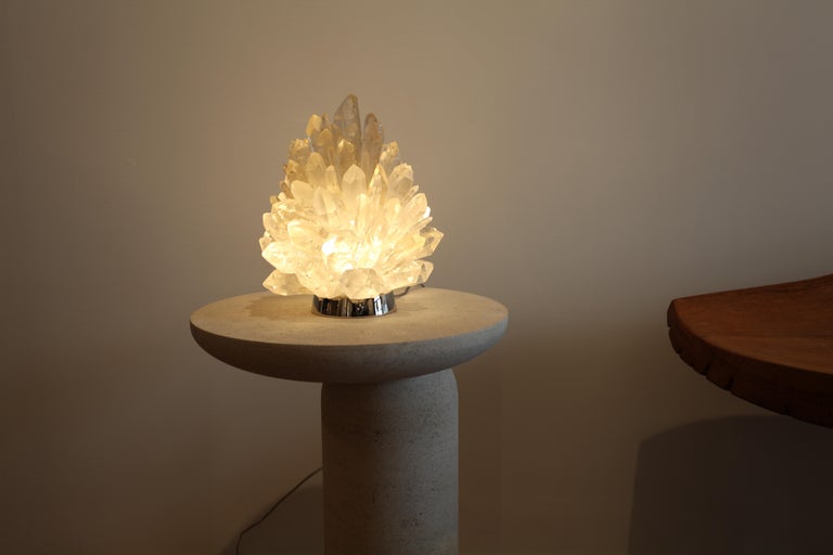 Unique Rock Crystal Lighting by Demian Quincke at 1stDibs