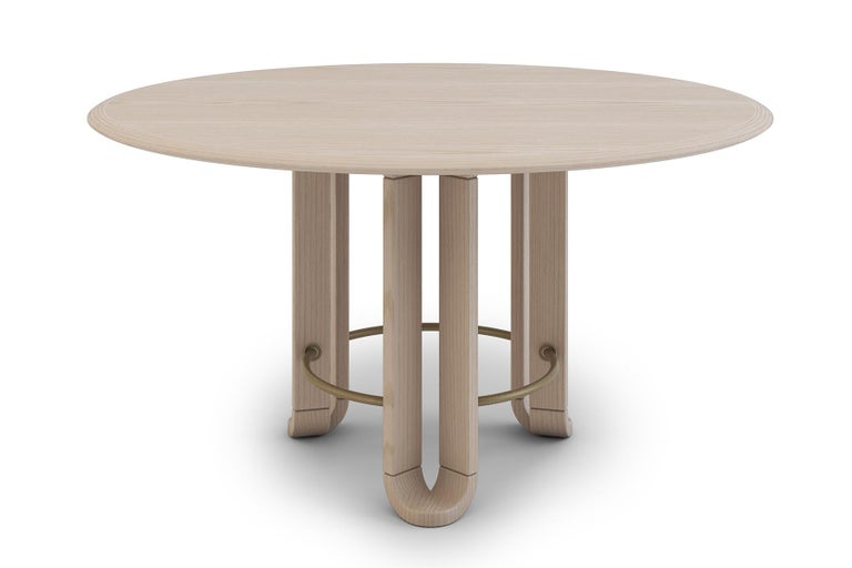 Unique Round Yaprak Dining Table by Feyzstudio For Sale at 1stDibs