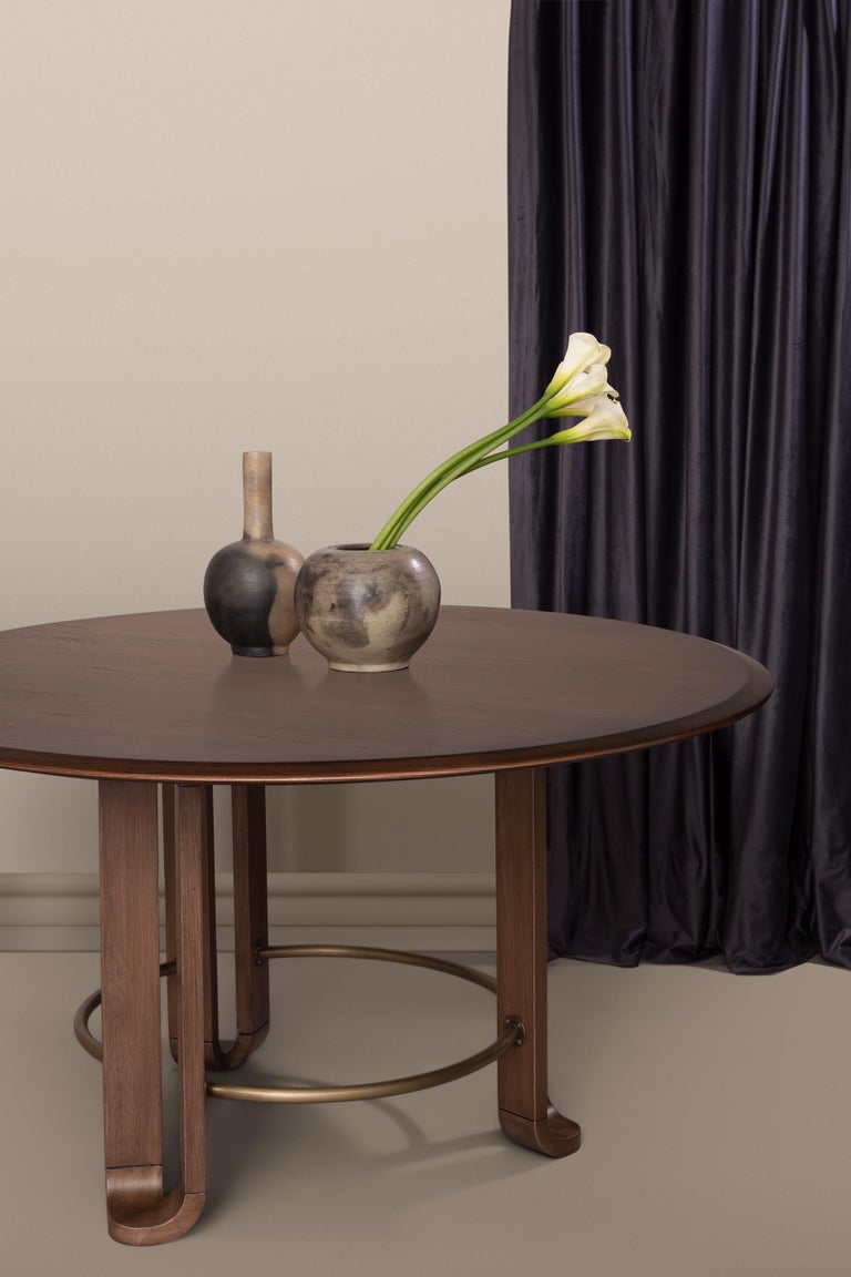 Unique Round Yaprak Dining Table by Feyzstudio For Sale at 1stDibs