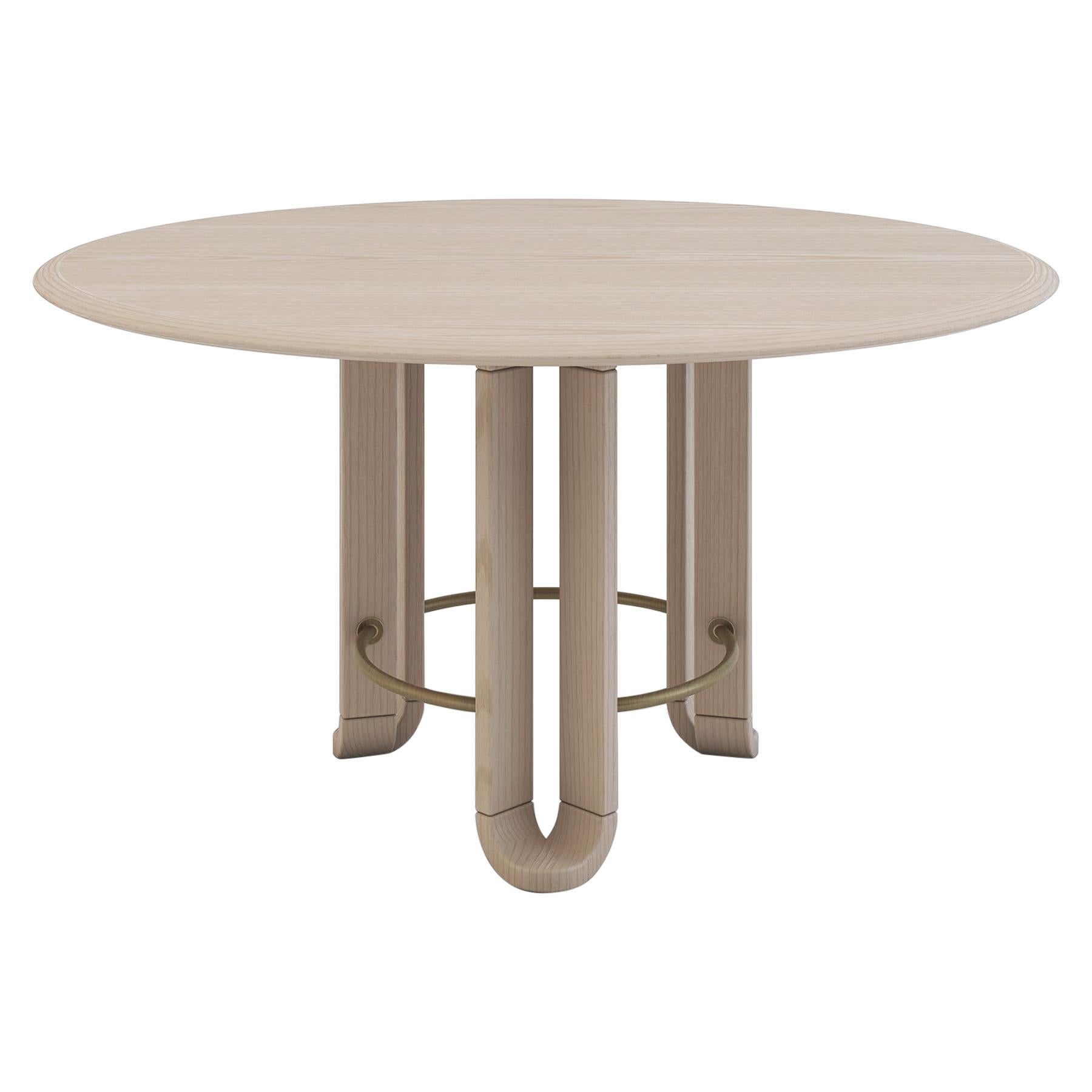 Unique Round Yaprak Dining Table by Feyzstudio For Sale at 1stDibs