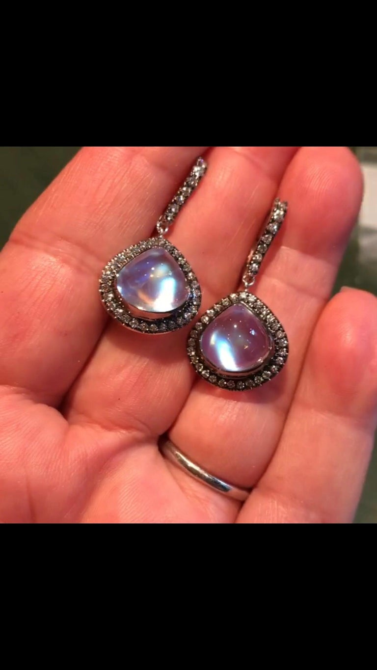 Unique Royal Blue Moonstone Earrings For Sale at 1stDibs | royal blue ...