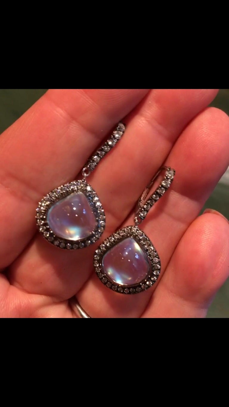 Unique Royal Blue Moonstone Earrings For Sale at 1stDibs | royal blue ...