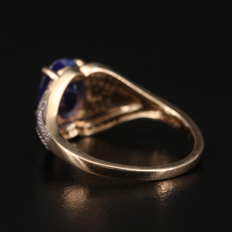 Customizable Unique Sapphire Statement Ring, Natural Sapphire ...