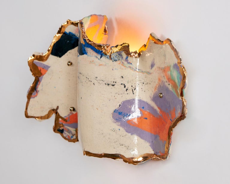 Unique Sconce by Katie Stout at 1stDibs | unique wall sconces, unique ...