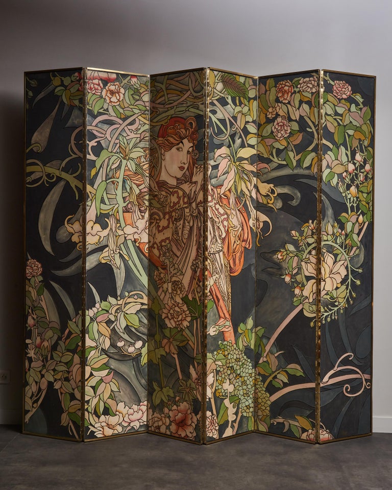 Unique Vintage Screen For Sale at 1stDibs