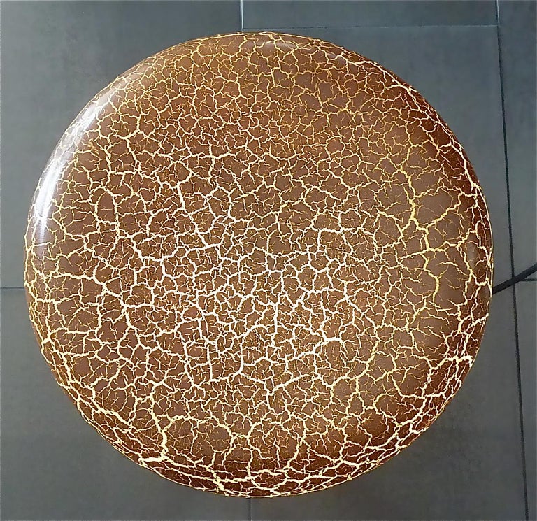 Unique Sculptural Illuminated Resin Plastic Stool Lamp Object 1960s 70s ...