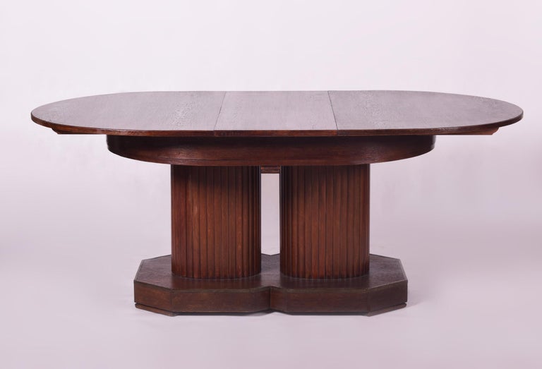 Unique Secession Large Extendable Dining Table, Vienna Secession, Otto Prutscher For Sale at 1stDibs