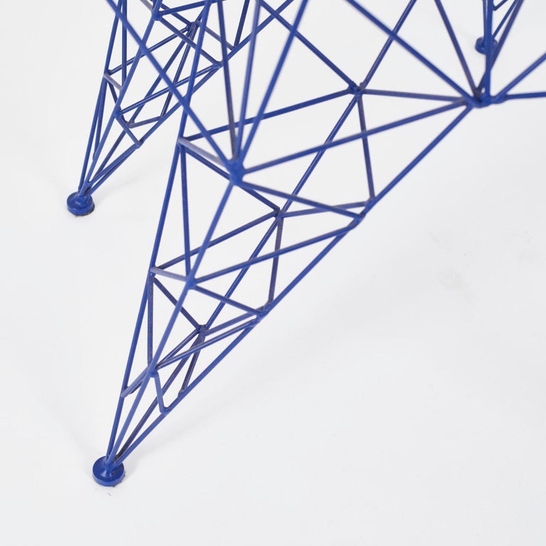 Unique Set of Four Colored Pylon Chairs by Tom Dixon for Cappellini ...